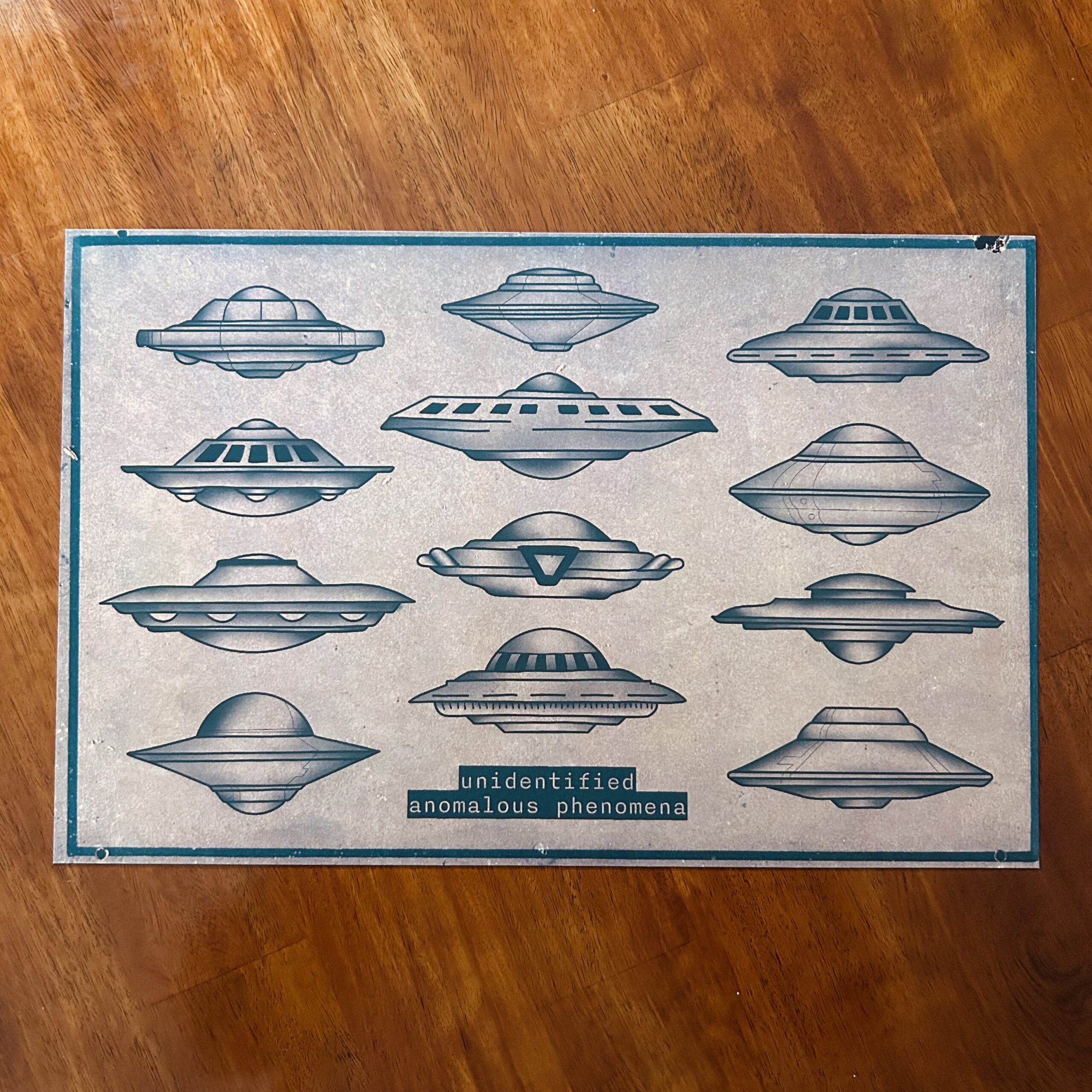 UAP Models Print - The Local Sticker Shop