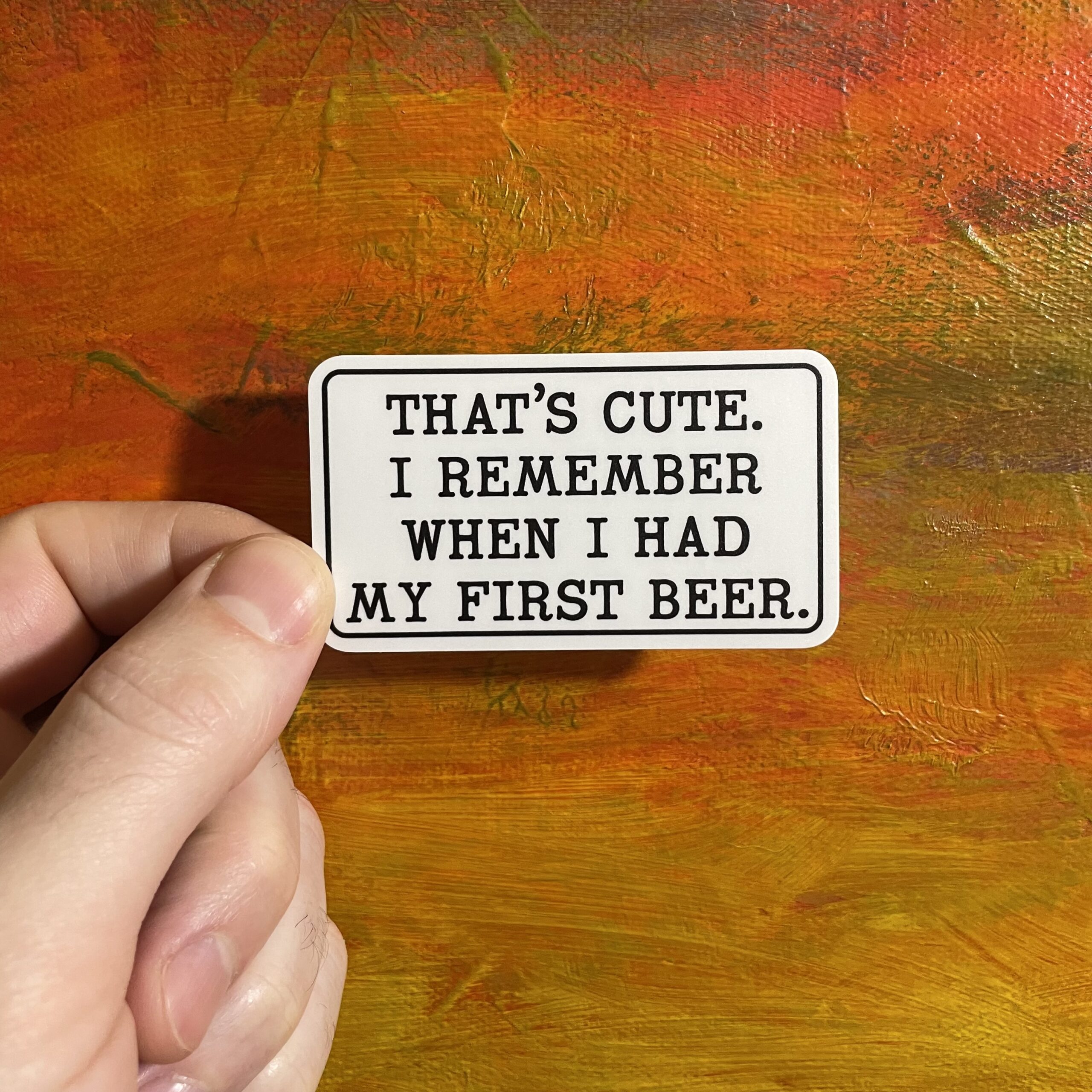 That's cute - The Local Sticker Shop