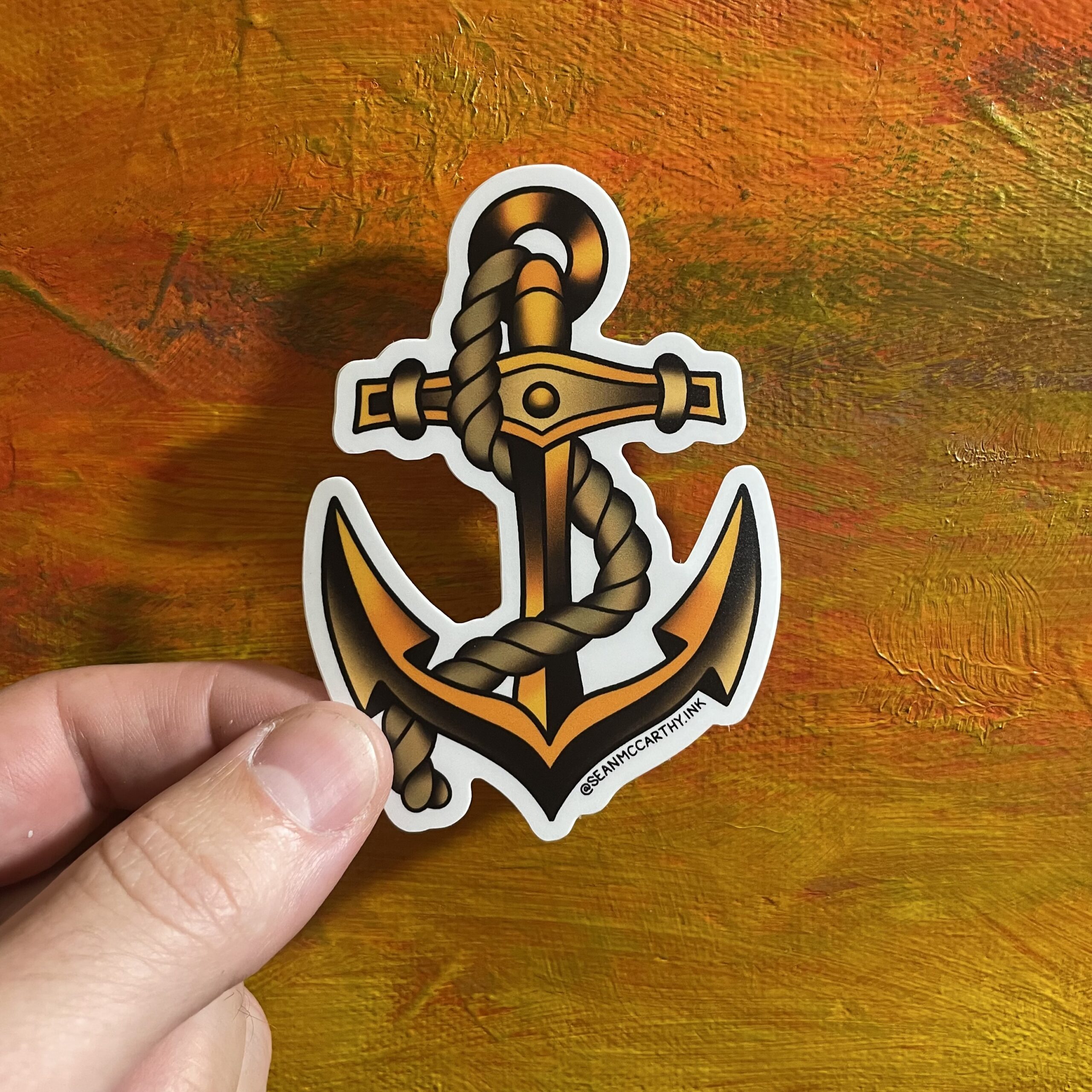 Traditional Anchor - The Local Sticker Shop