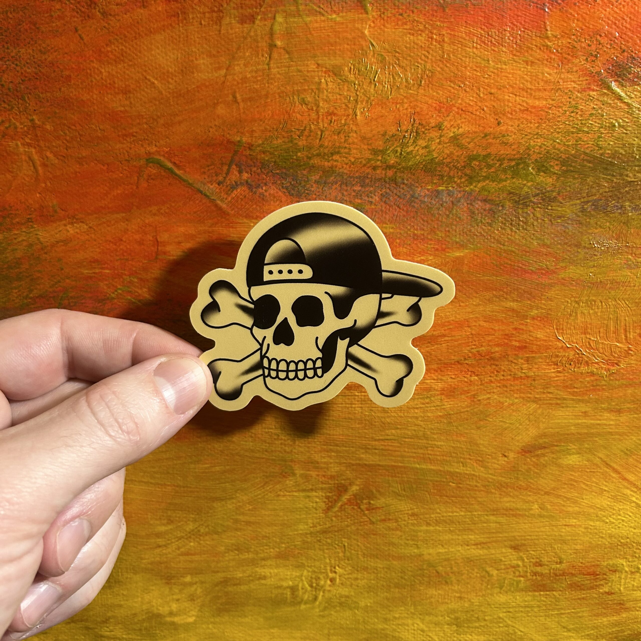 Rad skull - The Local Sticker Shop
