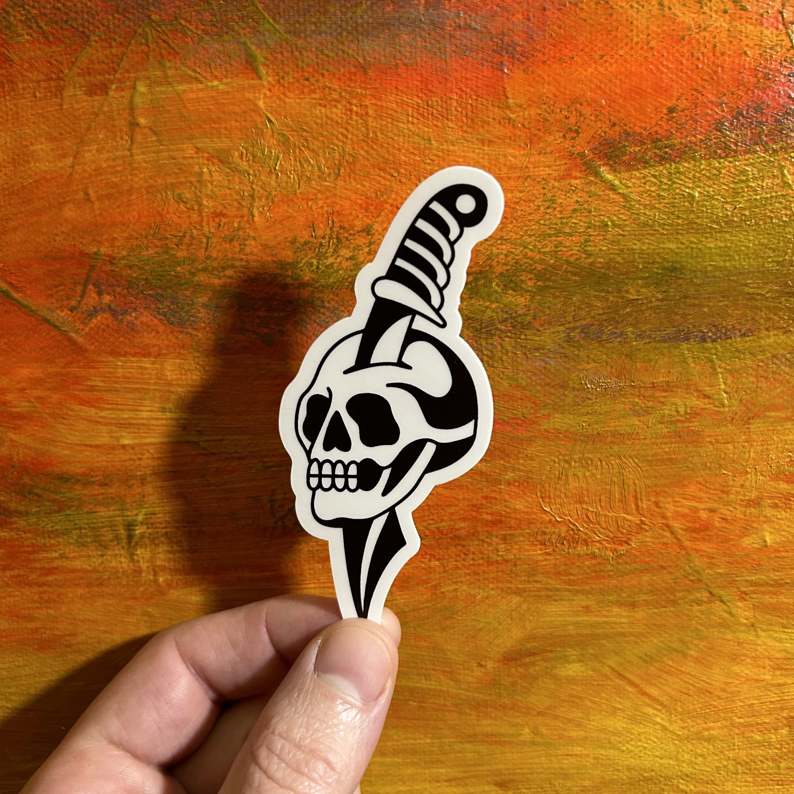 Skull & sword #1 - The Local Sticker Shop